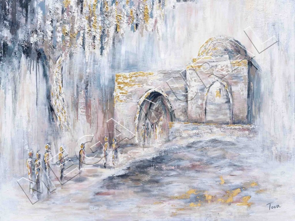 Kever Rochel Painting Vinyl Sukkah Poster - Mega Mural